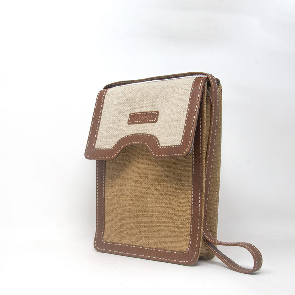 Xander Bag | Handcrafted Mobile Bag | Natural Eco Friendly Bag